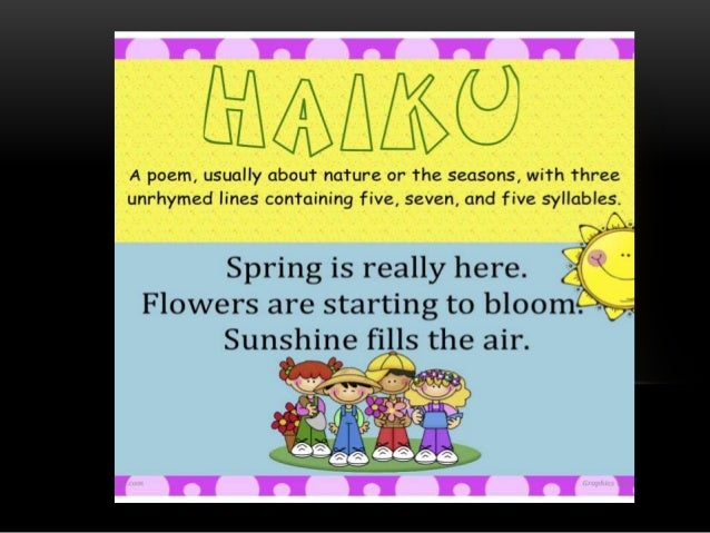 Haiku poems