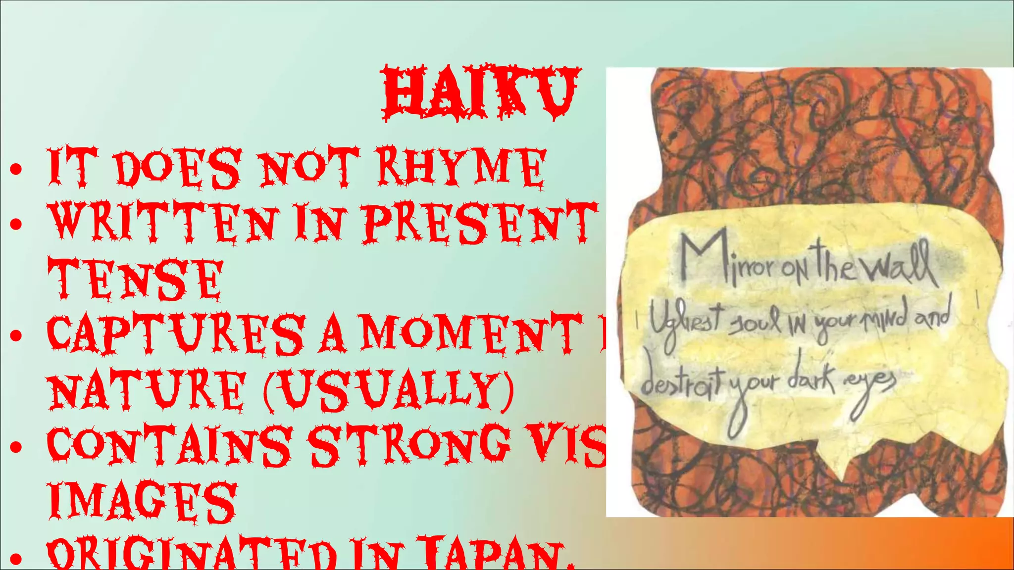 Halloween Haiku by Ma José Prieto | PPT