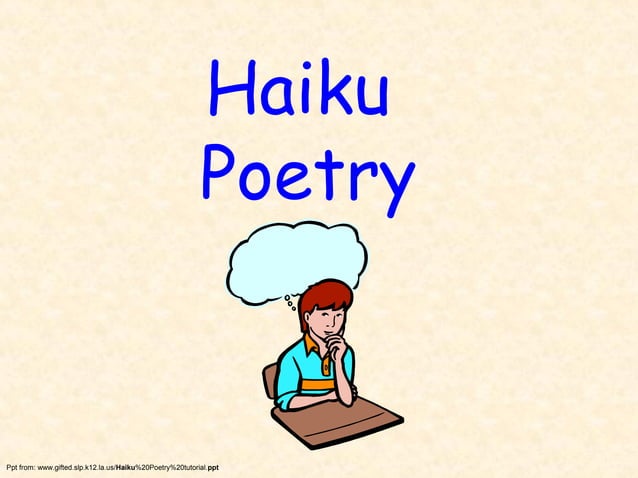 Haiku poetry ppt | PPT
