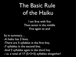 Haiku revision | PPT