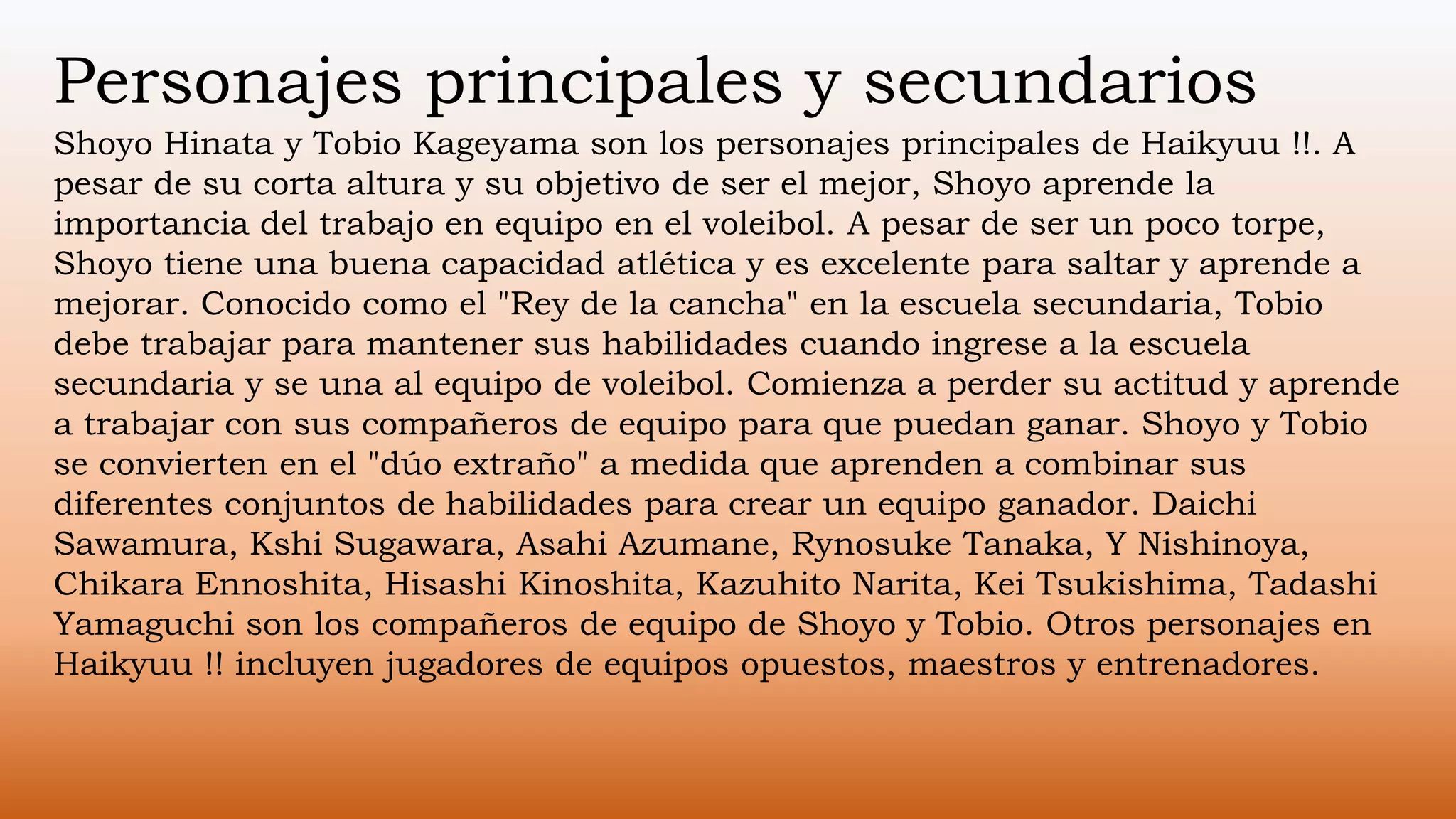 Haikyuu | PPTX