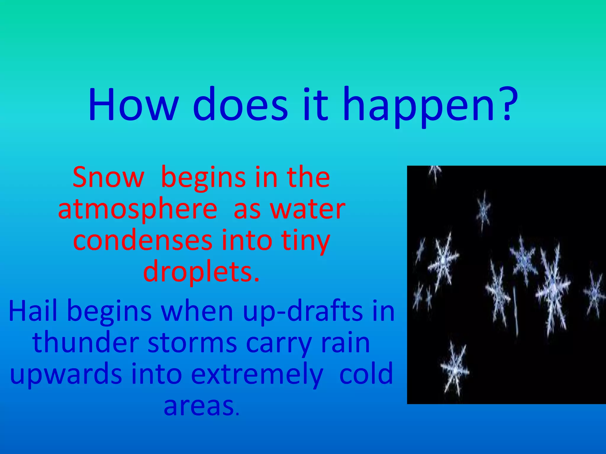 Hail and Snow | PPTX