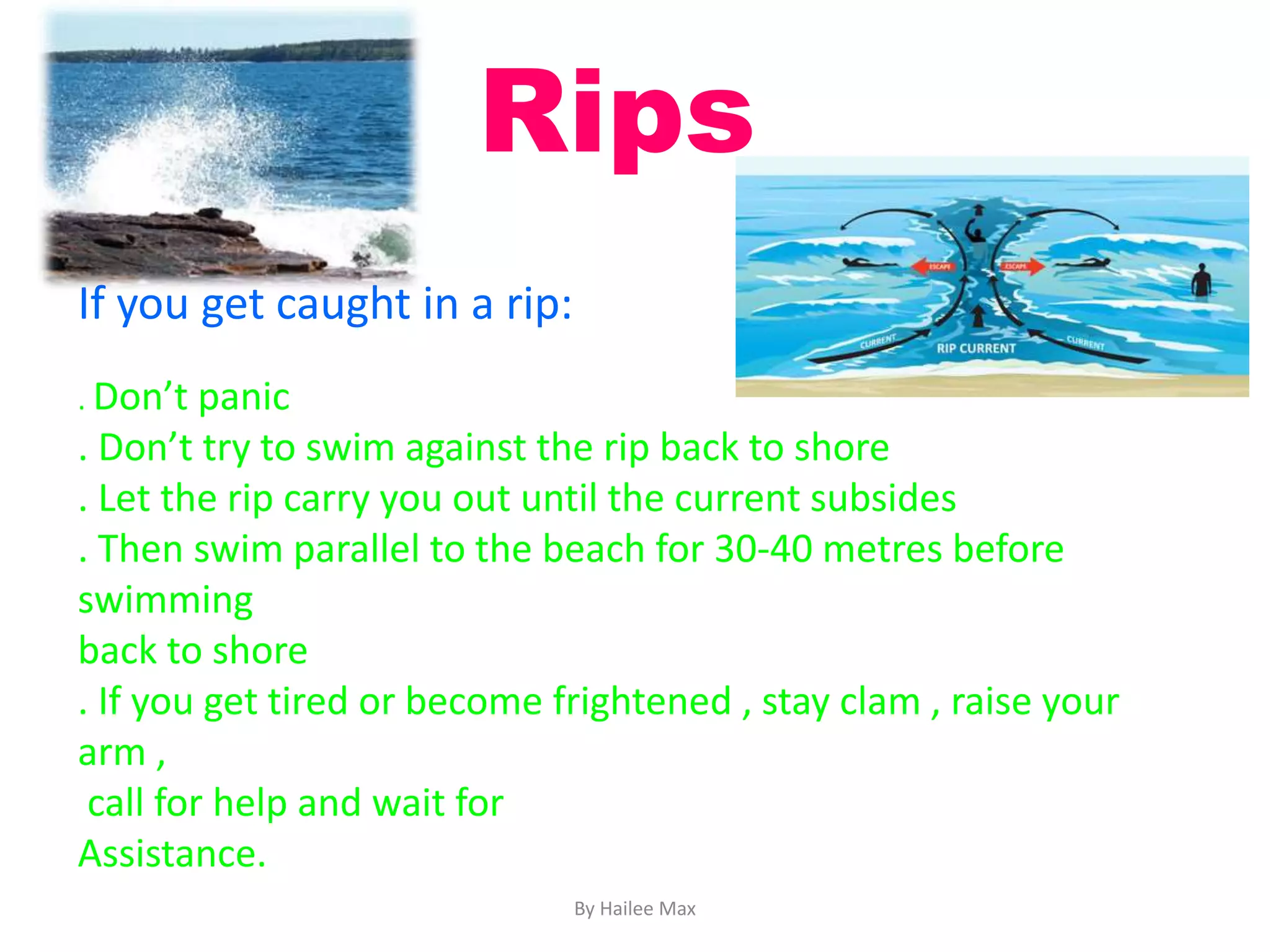 Hailee beach safety | PPTX