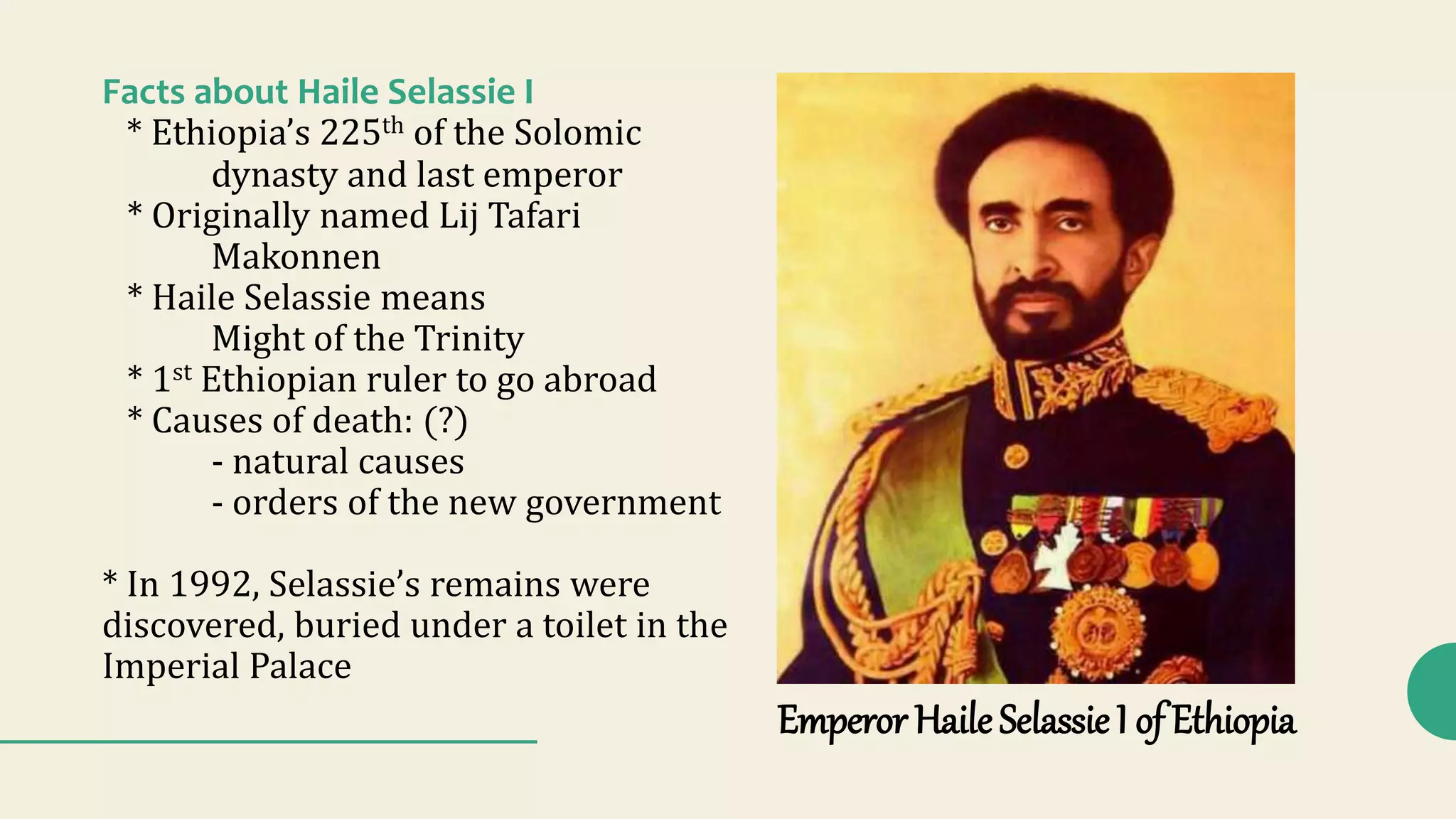 Haile sellasie | PPTX