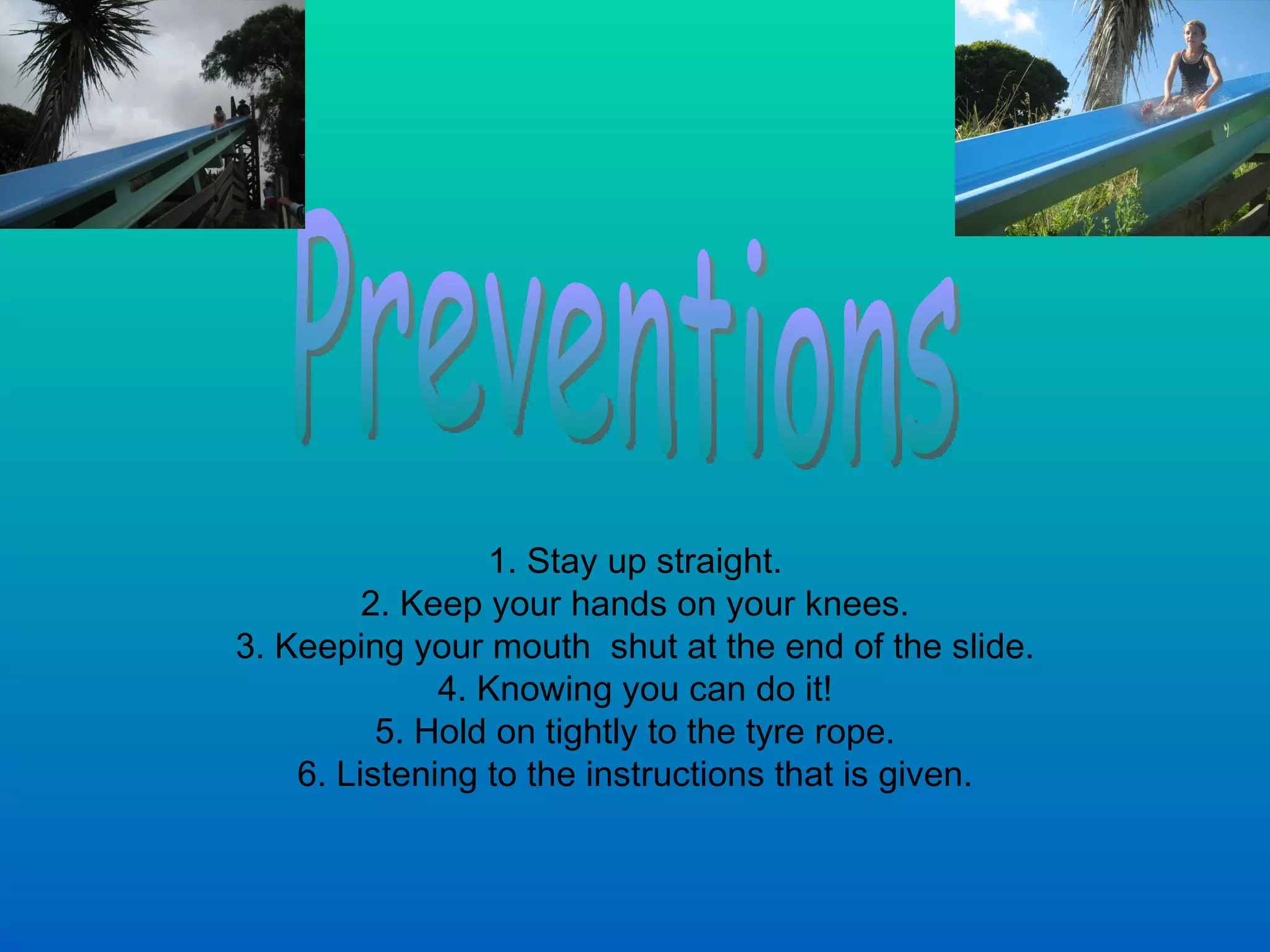 Waterslide Safety Presentation | PPT