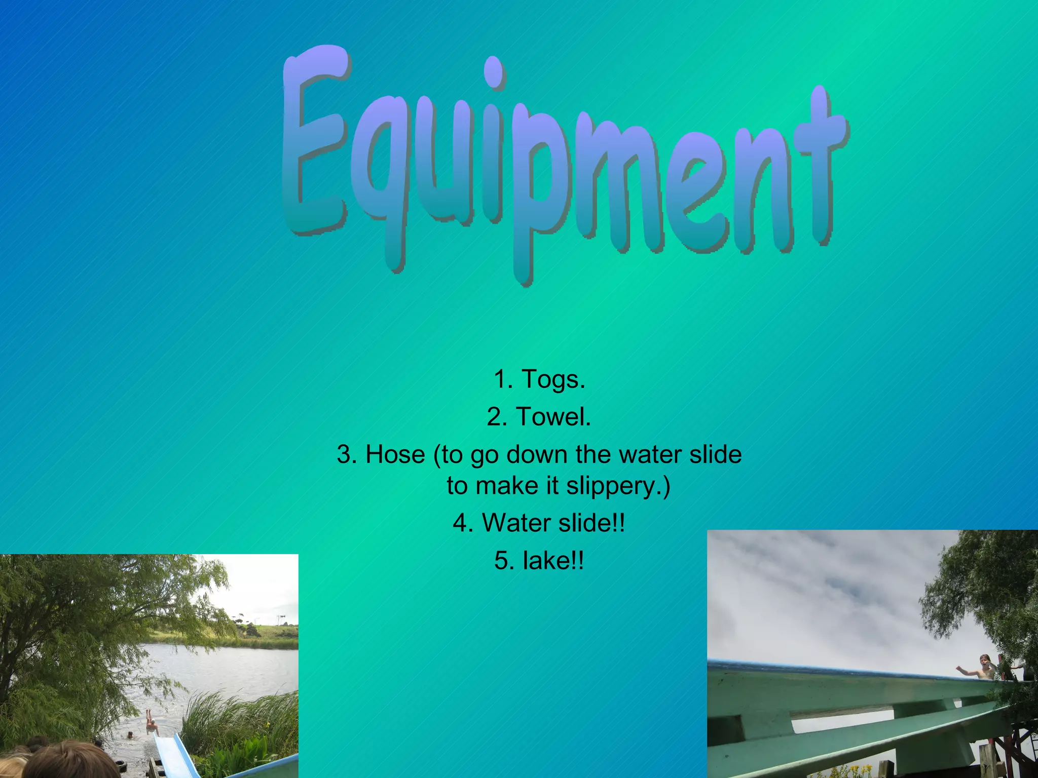 Waterslide Safety Presentation | PPT