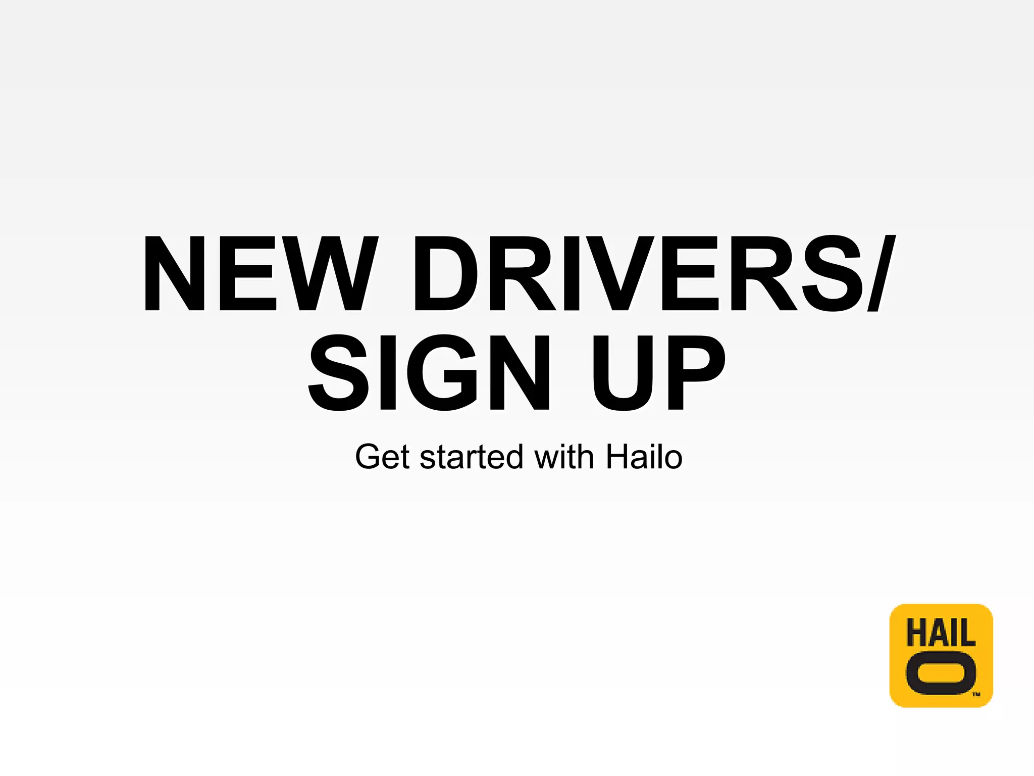 Driver Handbook - Driver Sign Up | PPT