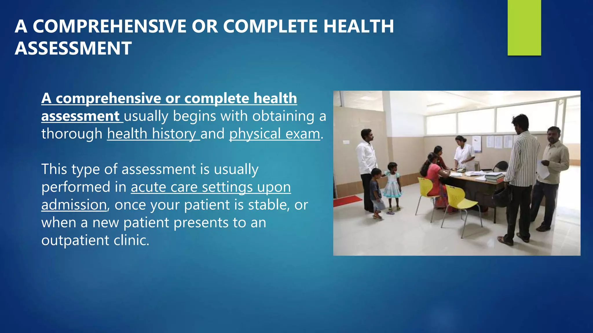 HEALTH ASSESSMENT intro to PHYSICAL ASSESSMENT and IPPA 2021 | PPTX