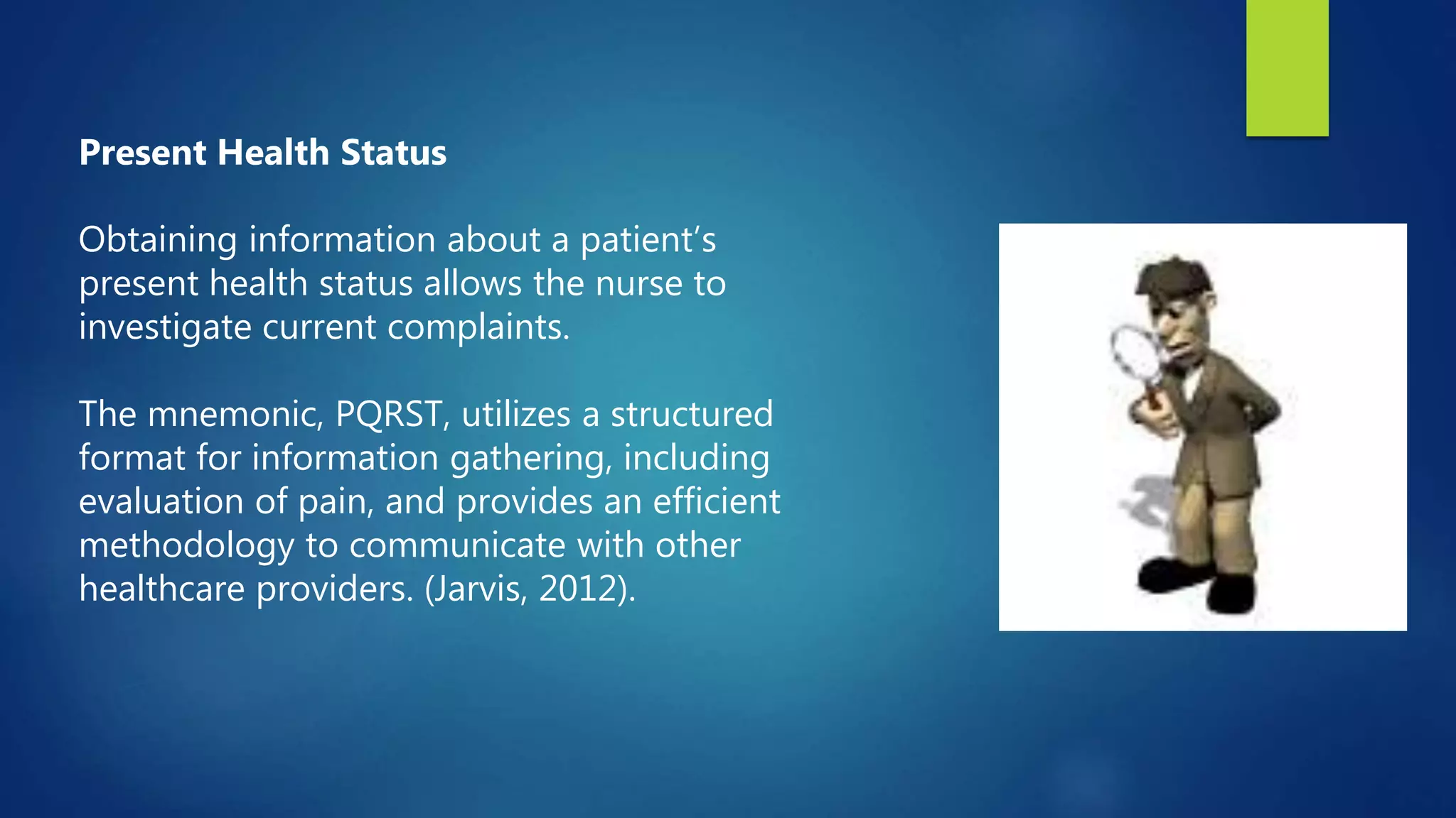 HEALTH ASSESSMENT intro to PHYSICAL ASSESSMENT and IPPA 2021 | PPTX