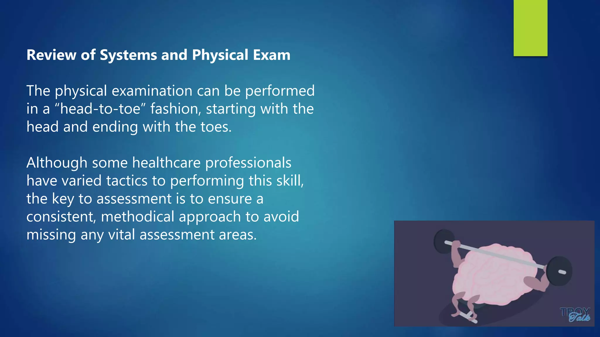 HEALTH ASSESSMENT intro to PHYSICAL ASSESSMENT and IPPA 2021 | PPTX