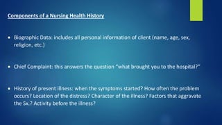 HEALTH ASSESSMENT intro to PHYSICAL ASSESSMENT and IPPA 2021 | PPTX