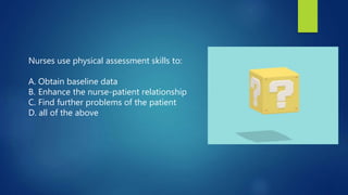 HEALTH ASSESSMENT intro to PHYSICAL ASSESSMENT and IPPA 2021 | PPTX