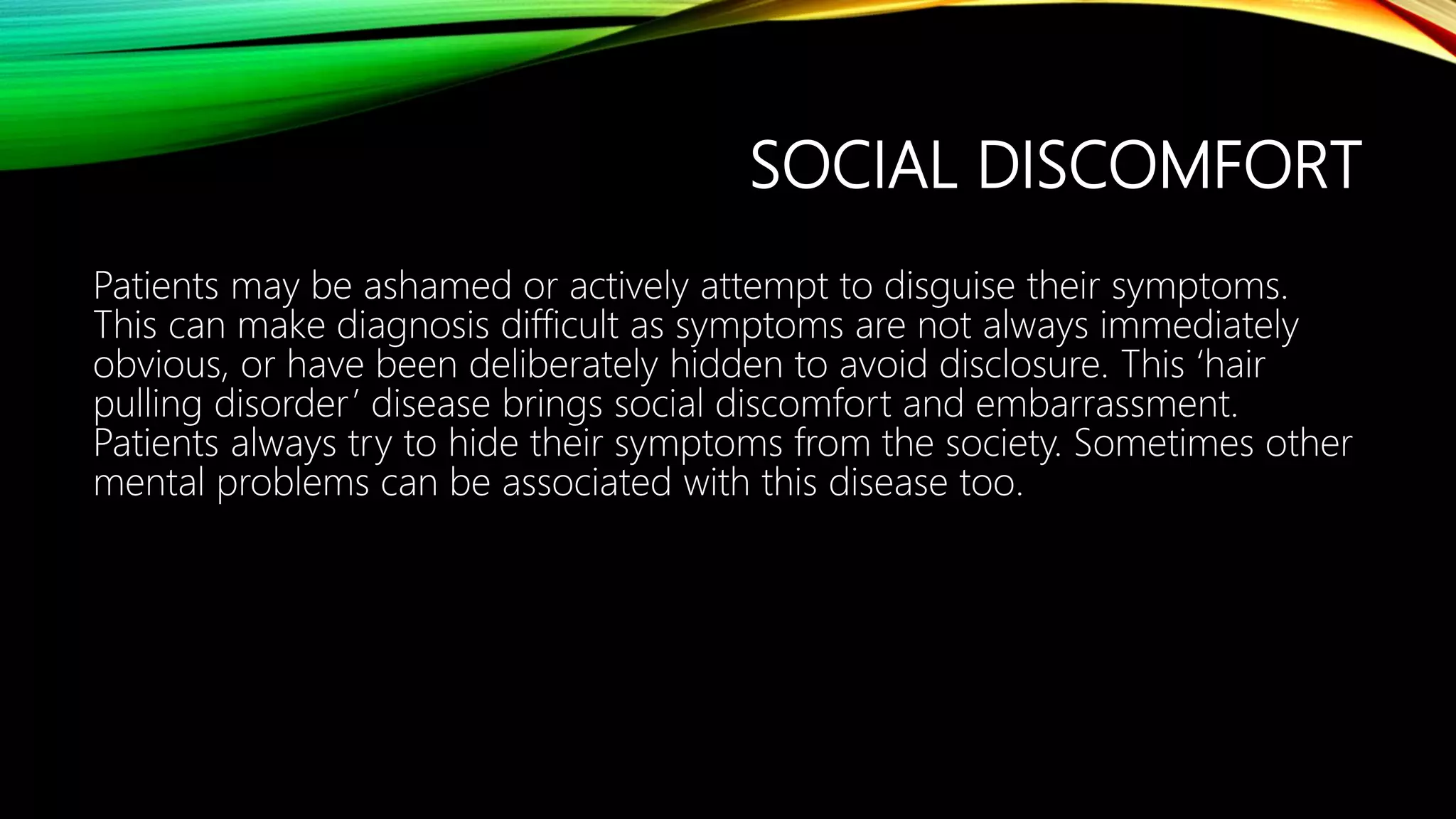 Hair Pulling Disorder or Trichotillomania | PPTX