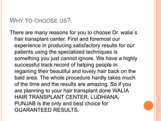 Hair transplant-ppt | PPTX