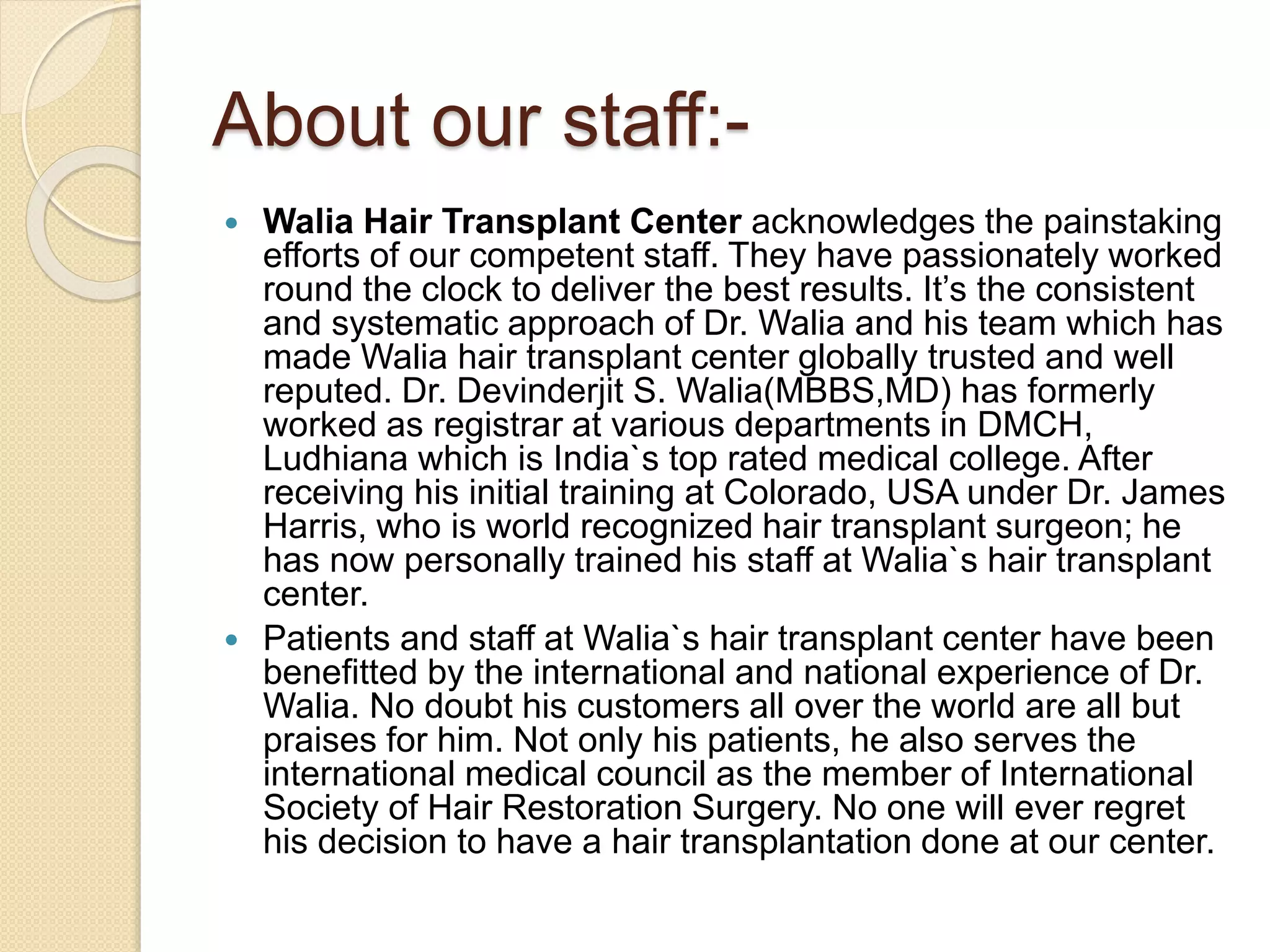 Hair transplant-ppt | PPTX