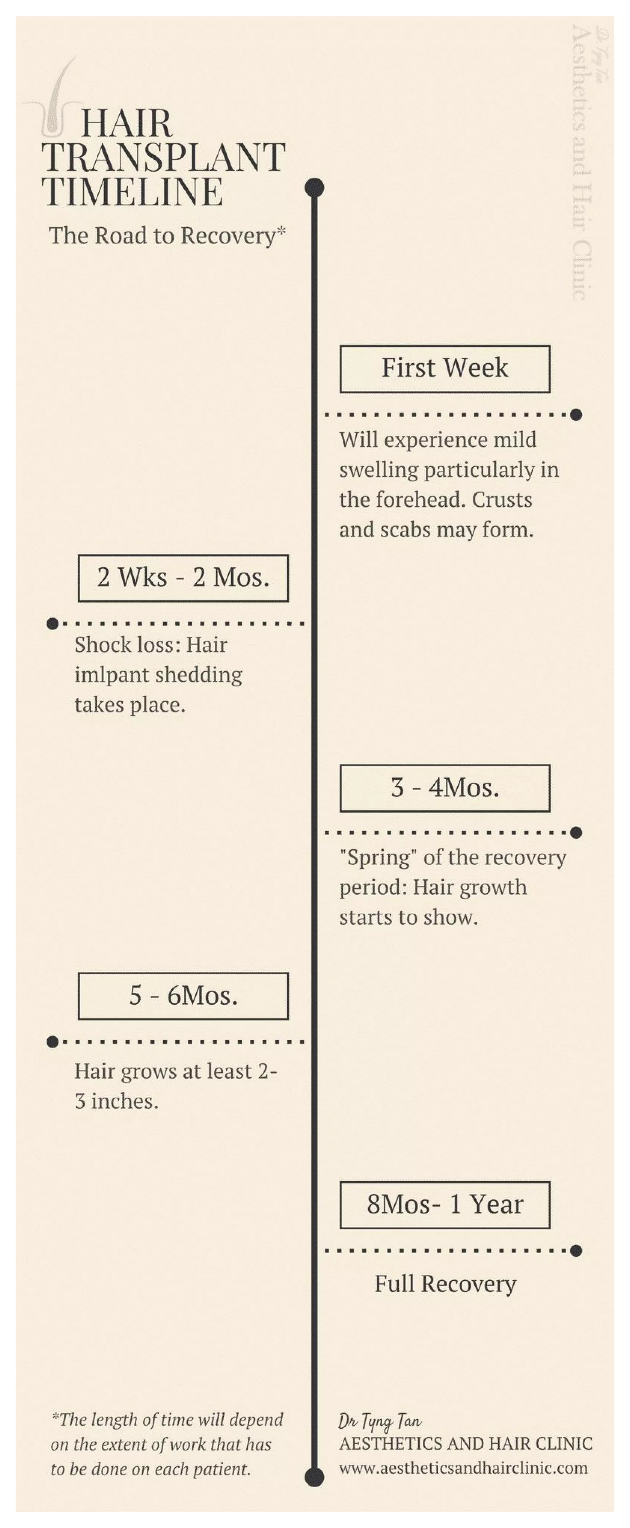 Hair Transplant Timeline [Infographics]: The Road to Recovery | PDF