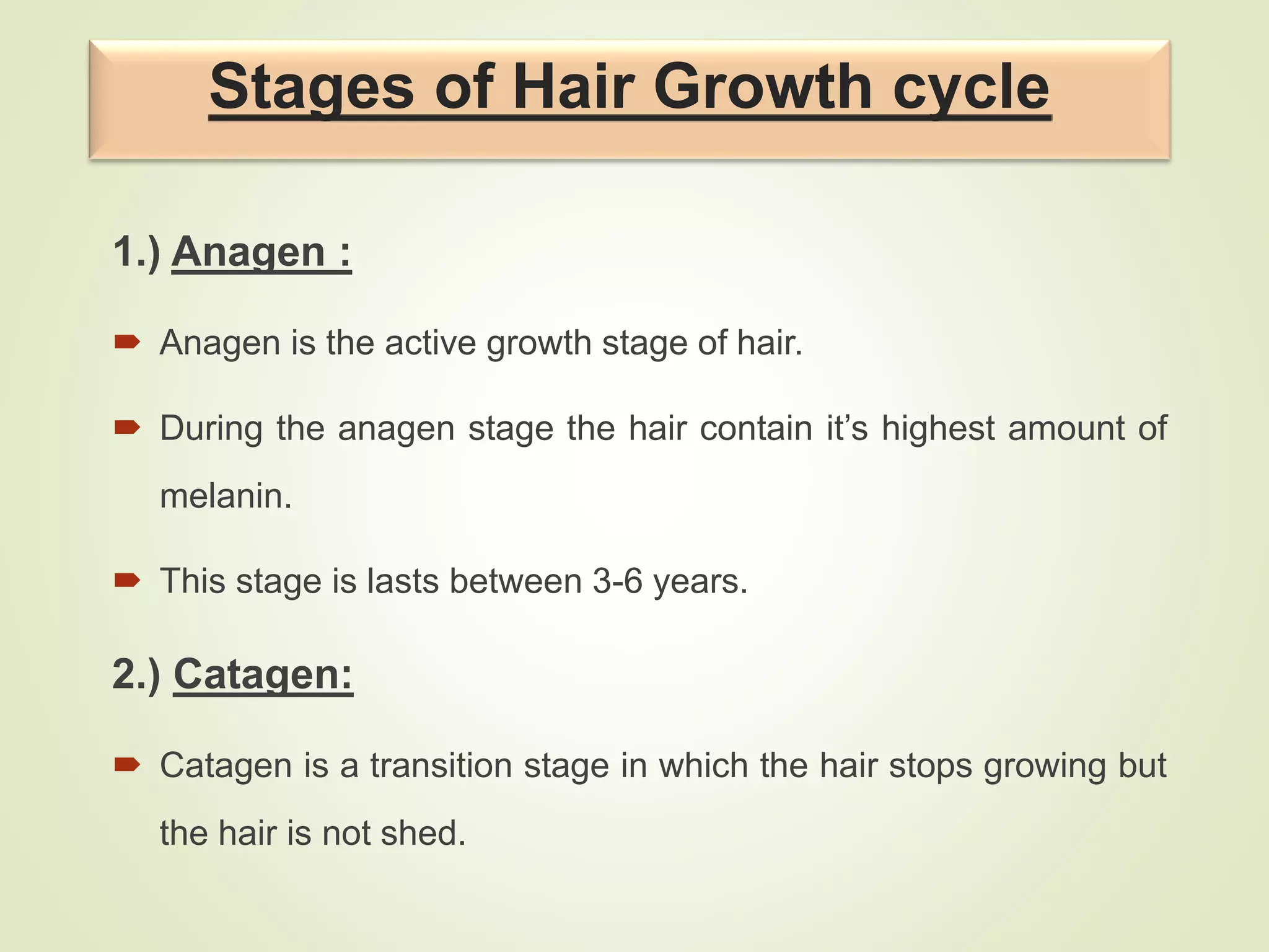 Hair sturcture and hair cycle | PPTX