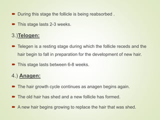 Hair sturcture and hair cycle | PPT