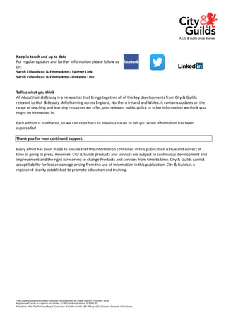 Hair and beauty prison newsletter | PDF