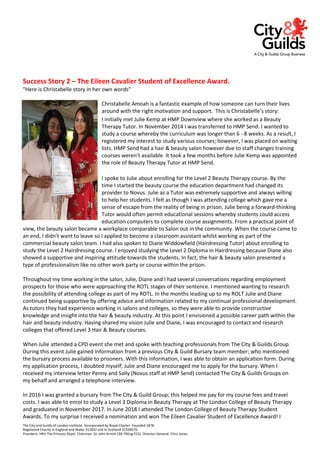 Hair and beauty prison newsletter | PDF