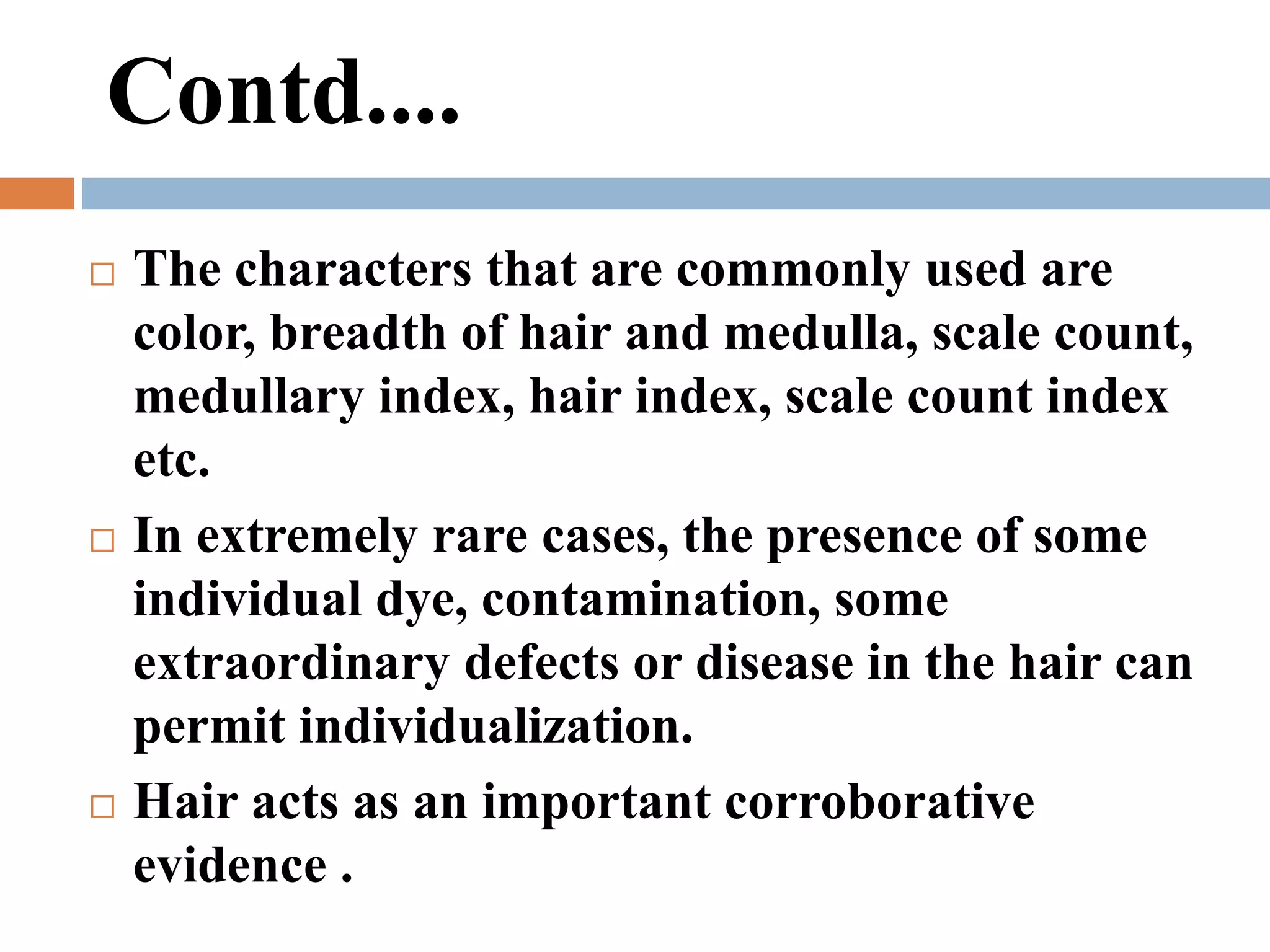 Hair as a forensic evidence | PPT