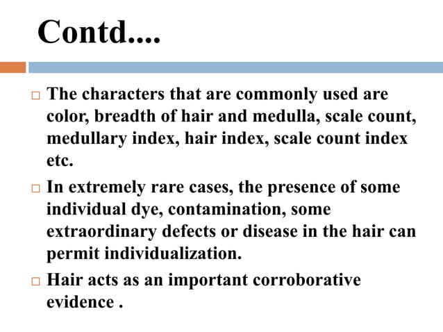 Hair as a forensic evidence | PPT | Free Download
