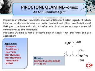 Hair care ingredients-Kumar Organic Products | PPT