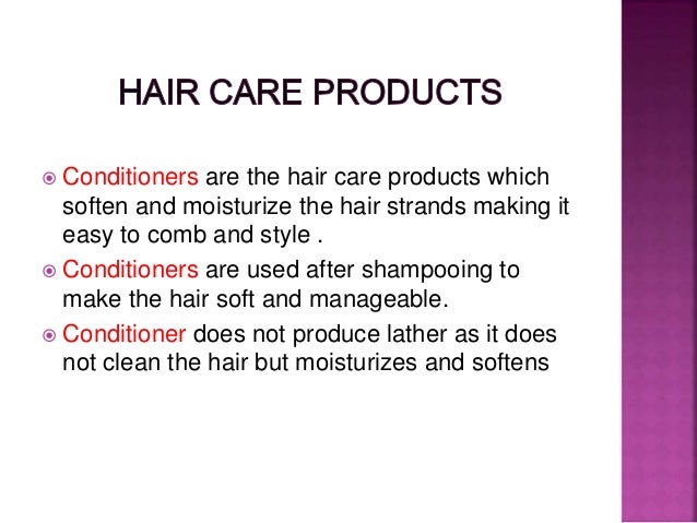 Hair Care Ppt