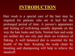 Hair wash or Hair care- Preeti sharma | PPT