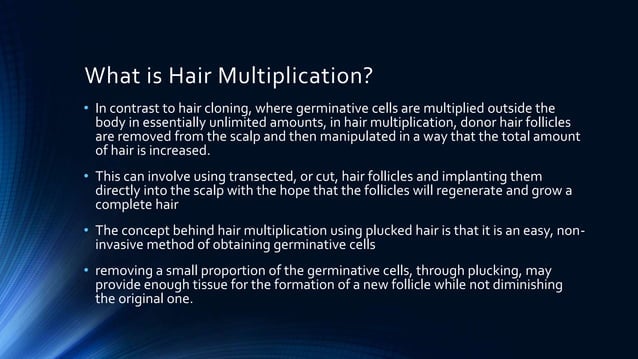 Hair cloning | PPT