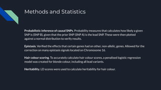 Hair color and uk biobank | PPT