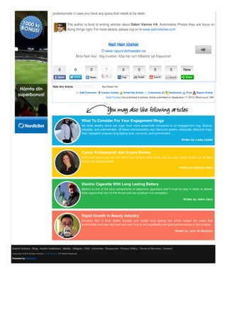 Hair coloring vienna | PDF