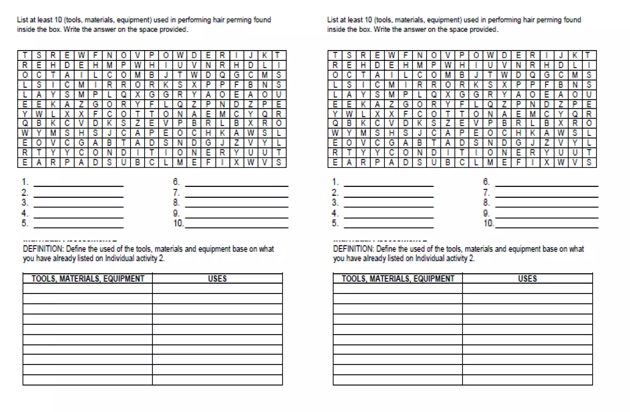 HAIRDRESSING 10 QUIZ.pdf
