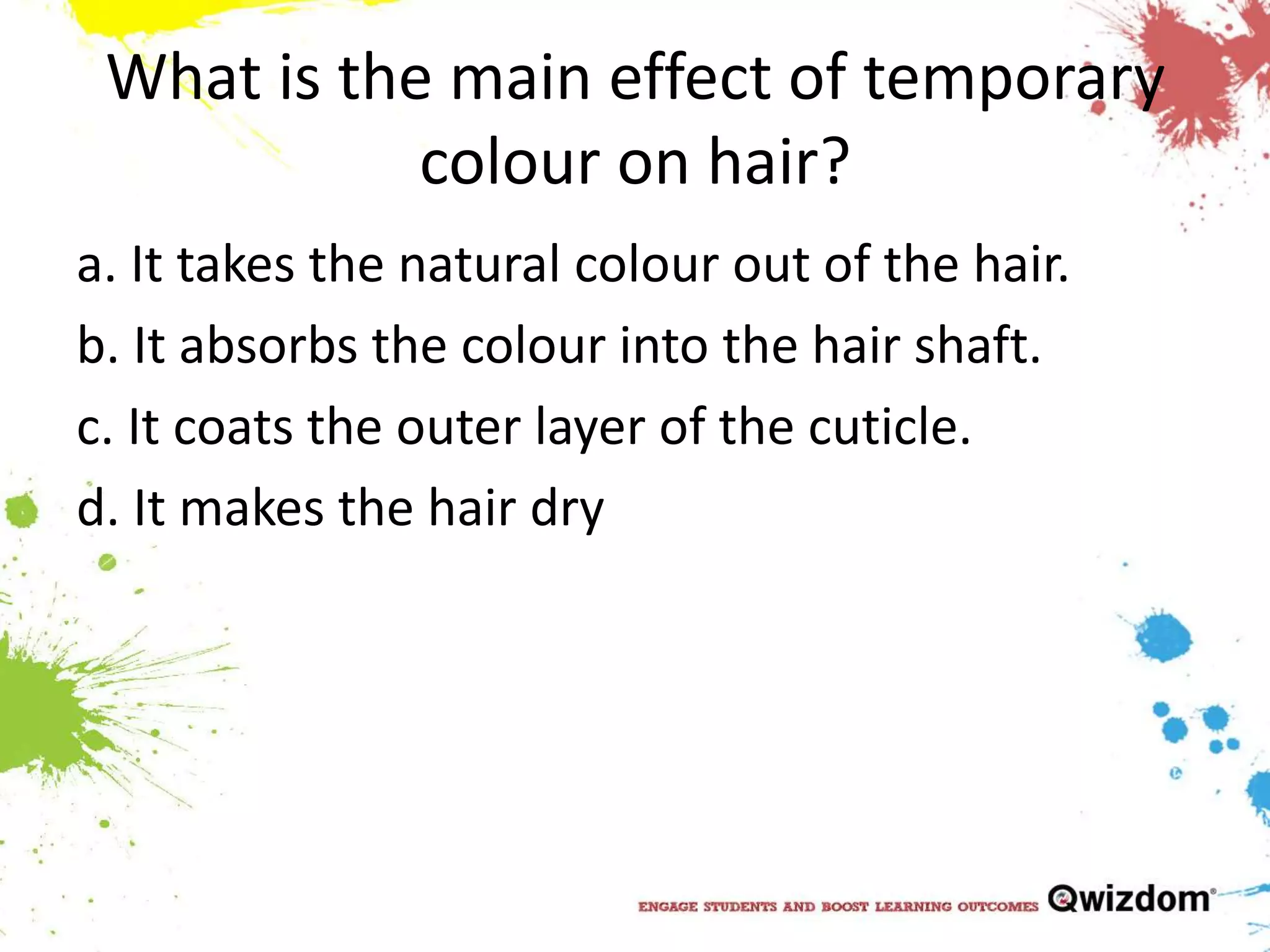Hairdressing Skills Interactive Evaluation | PPTX