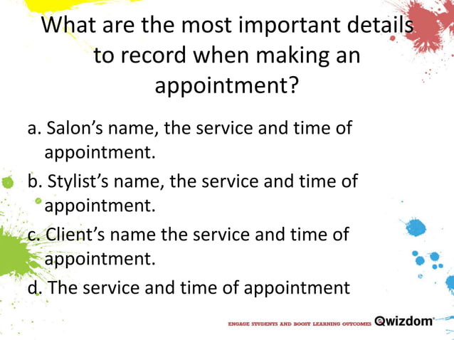 Hairdressing Skills Interactive Evaluation | PPTX | Hair Care | Beauty