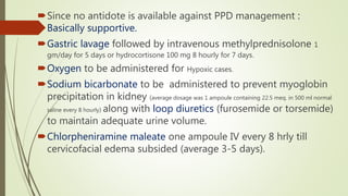 Hair dye poisoning Dr Bhargav kiran | PPTX