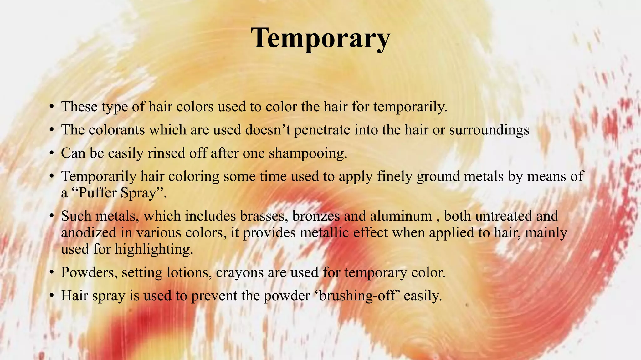 Hair dyes and colourants | PDF