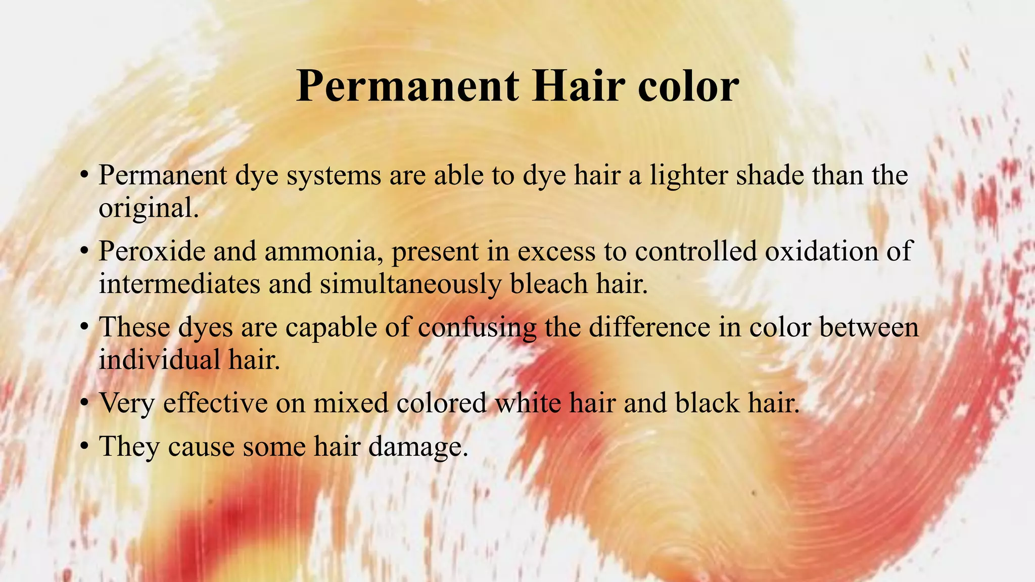 Hair dyes and colourants | PDF