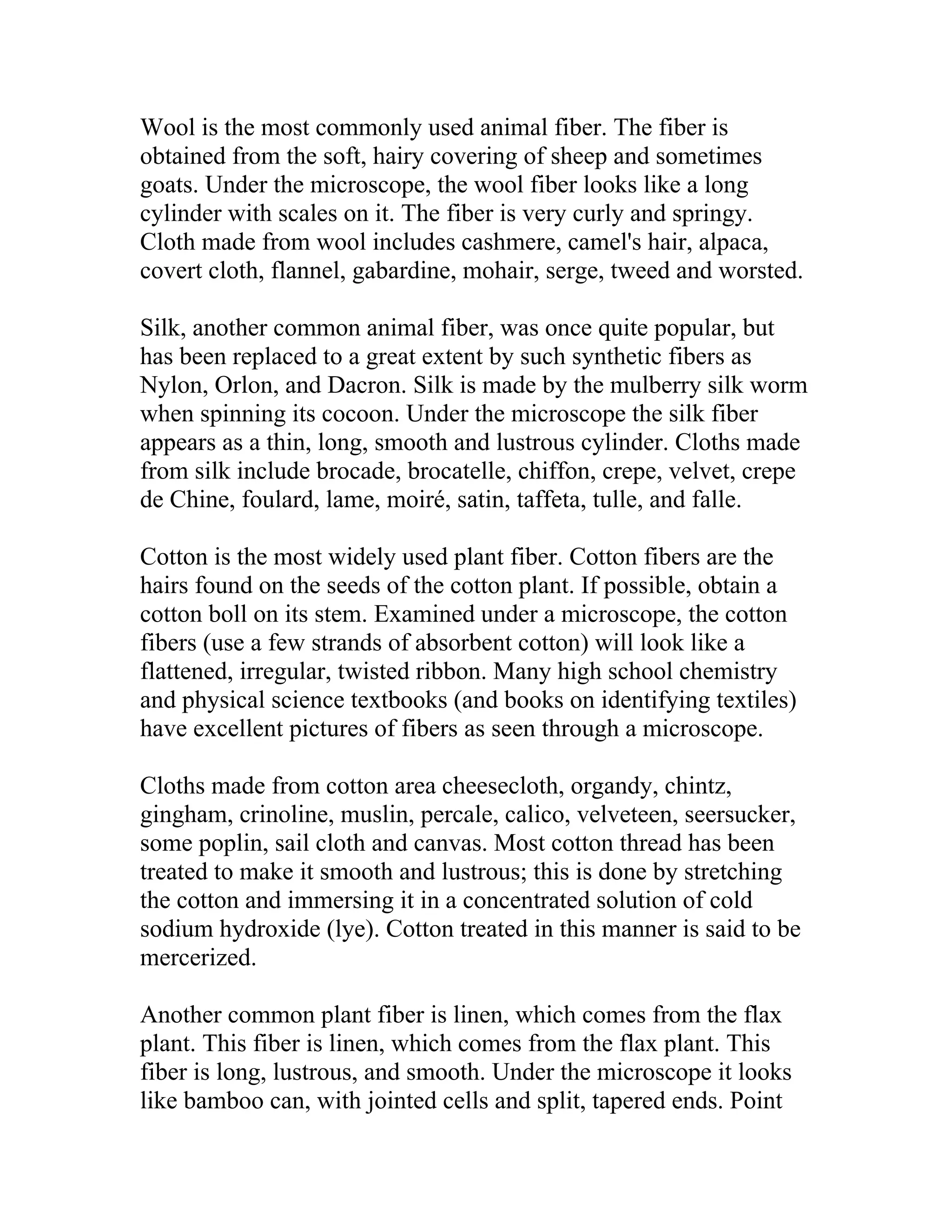 Hair&fiber | PDF