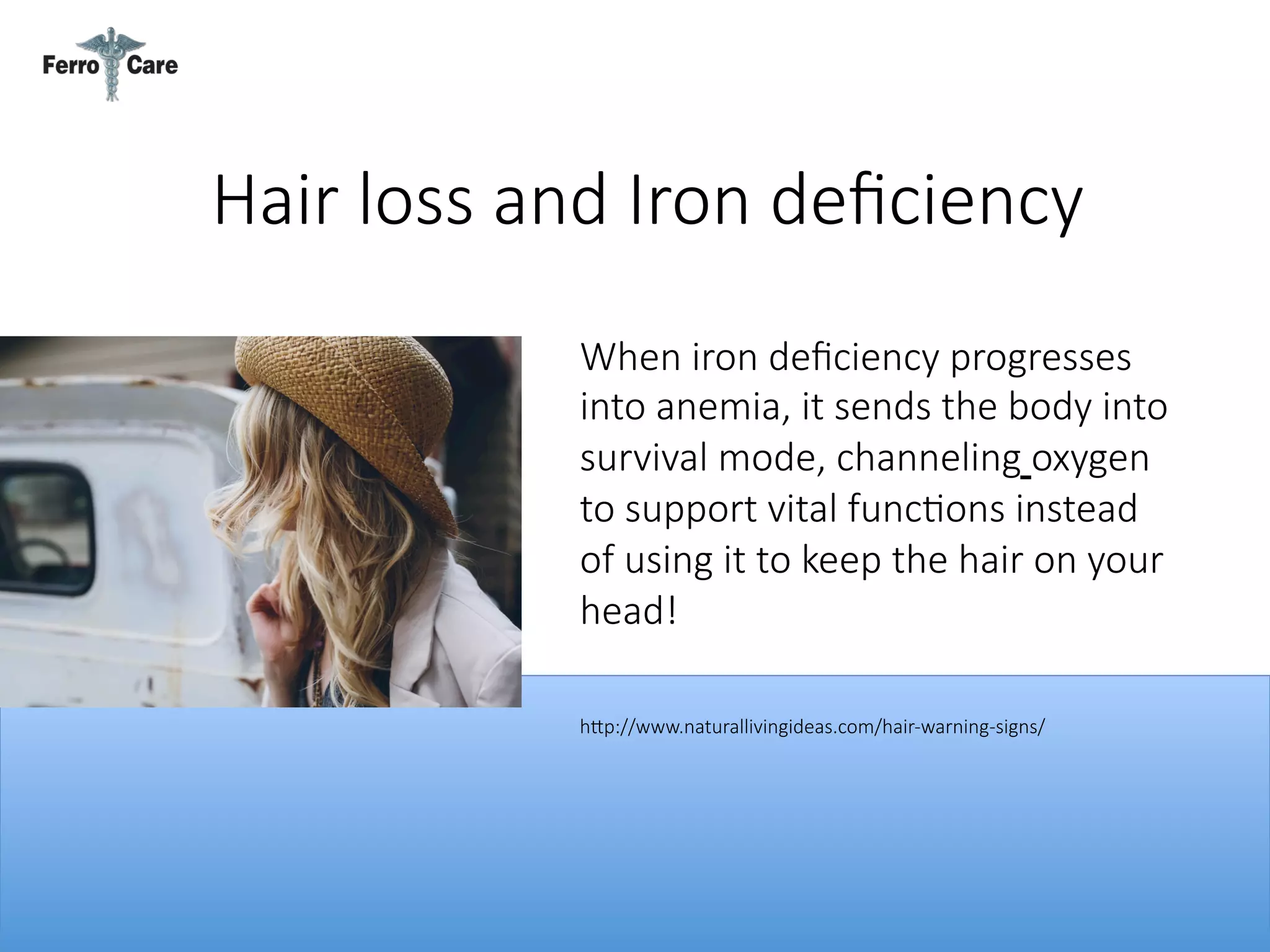 Hair loss and iron deficiency | PPT