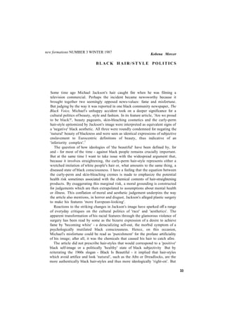 Hair politics | PDF