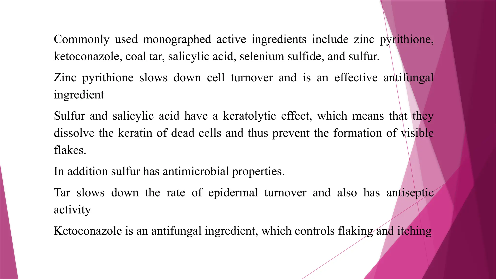Hair products.pptx cosmetic science notes | PPTX