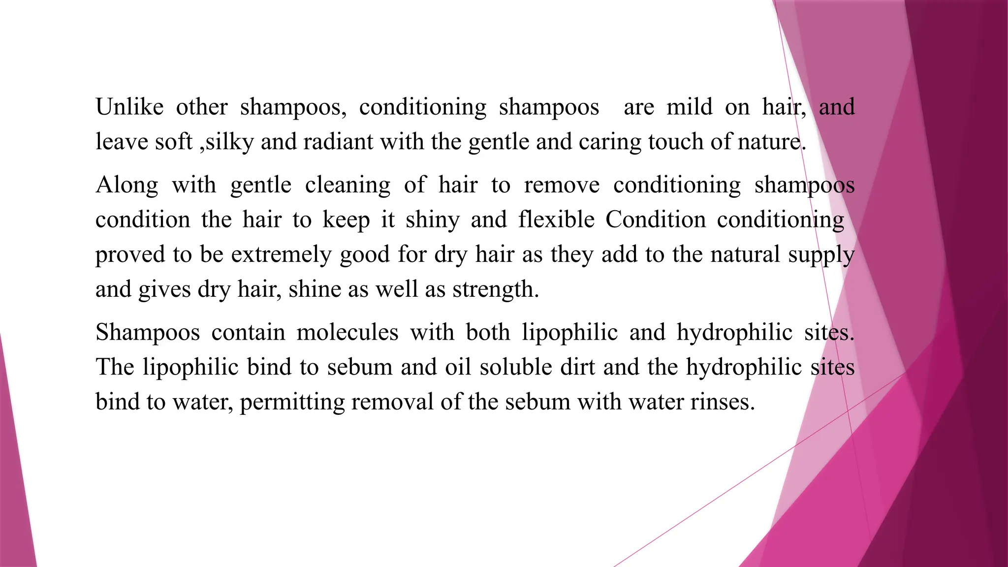 Hair products.pptx cosmetic science notes | PPTX