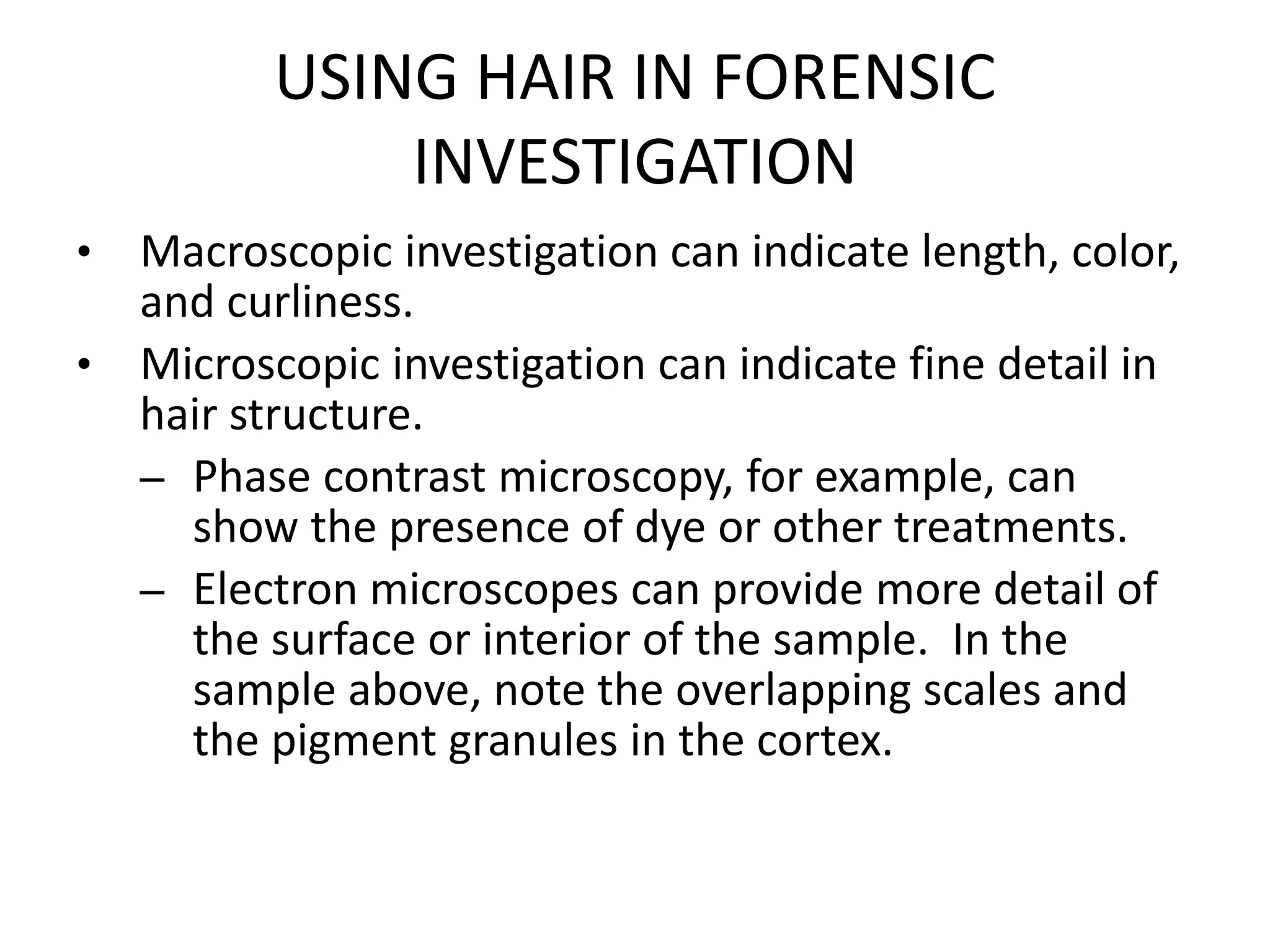 Hair and fiber | PPTX