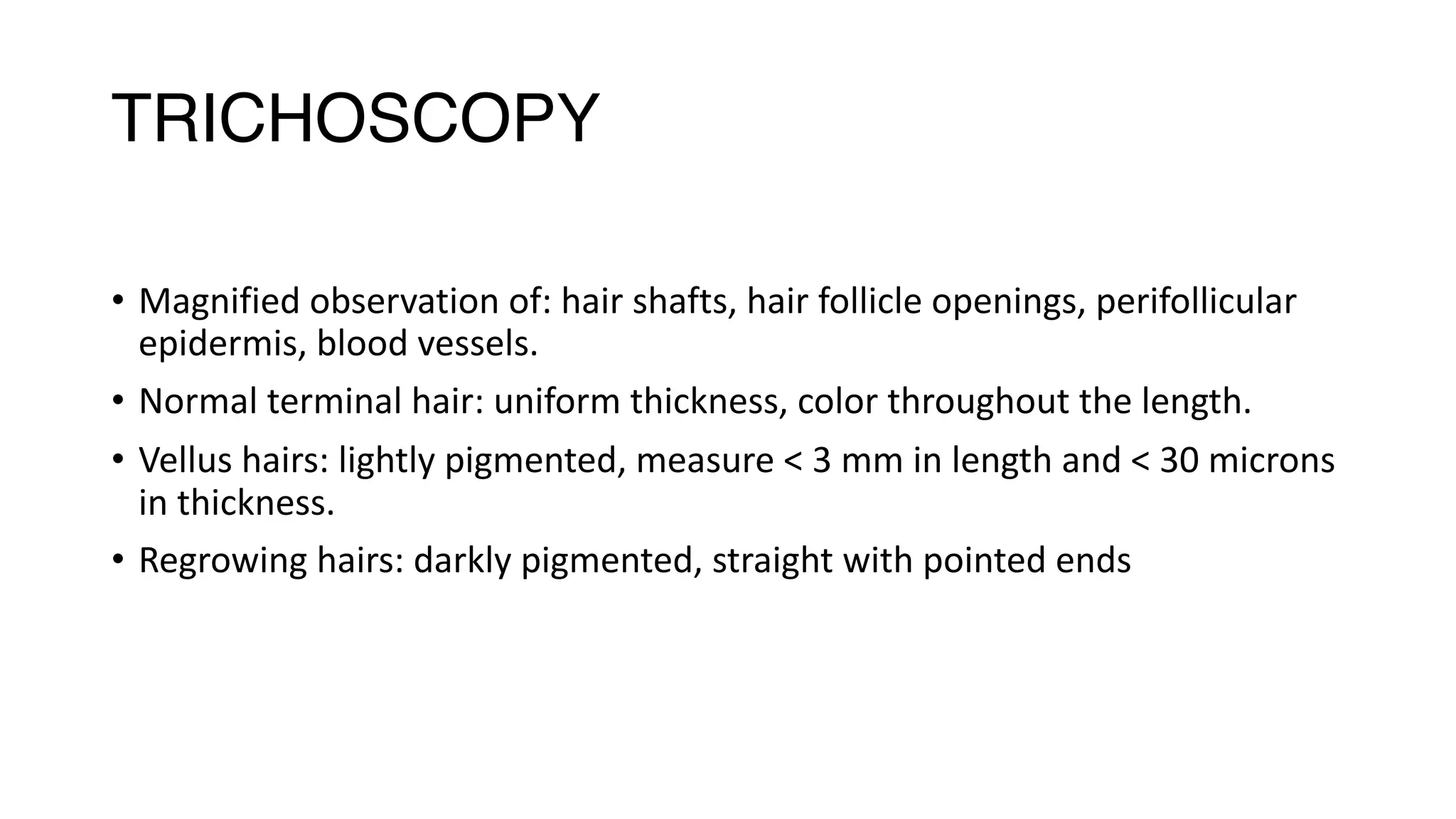 An approach to hair shaft disorders in Dermatology | PDF