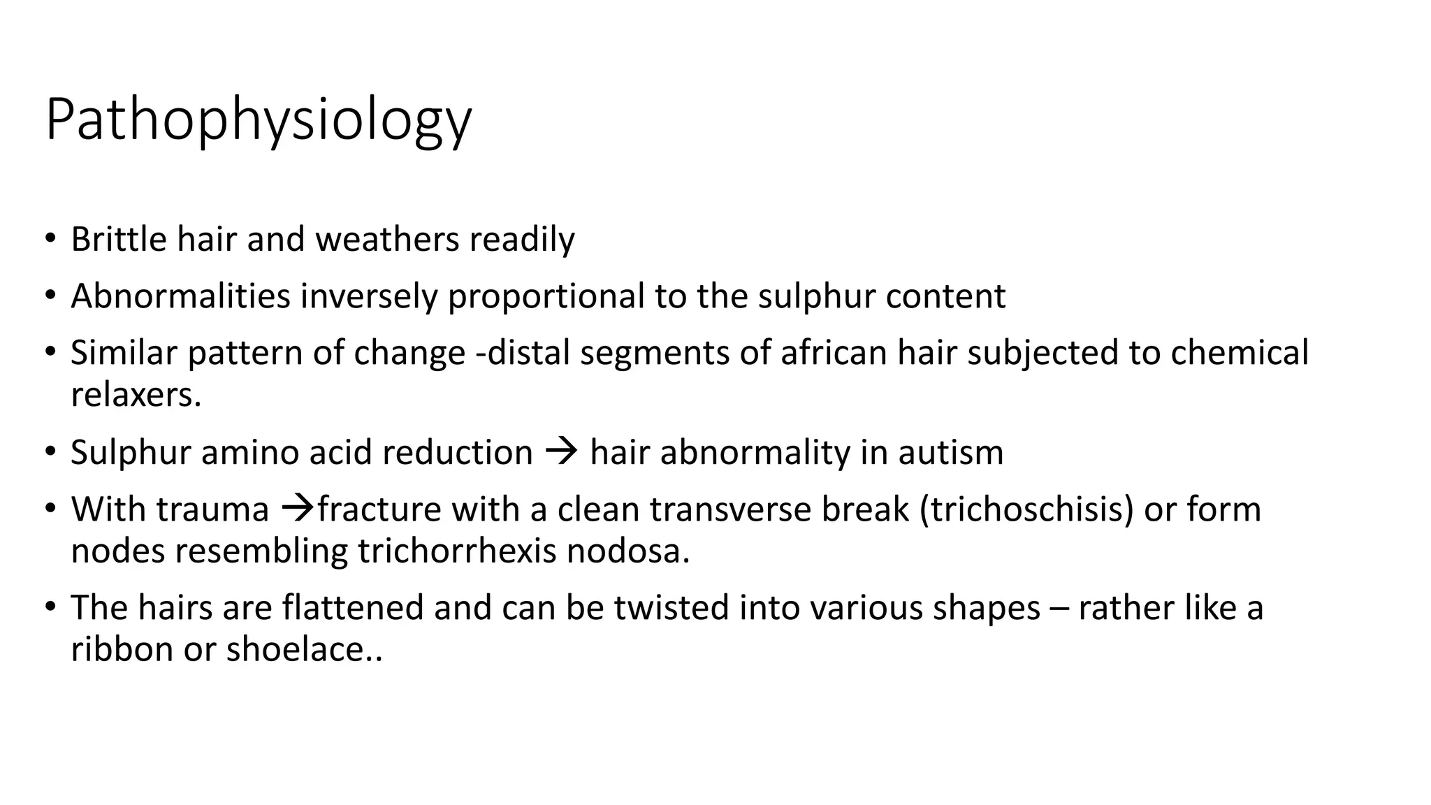An approach to hair shaft disorders in Dermatology | PDF