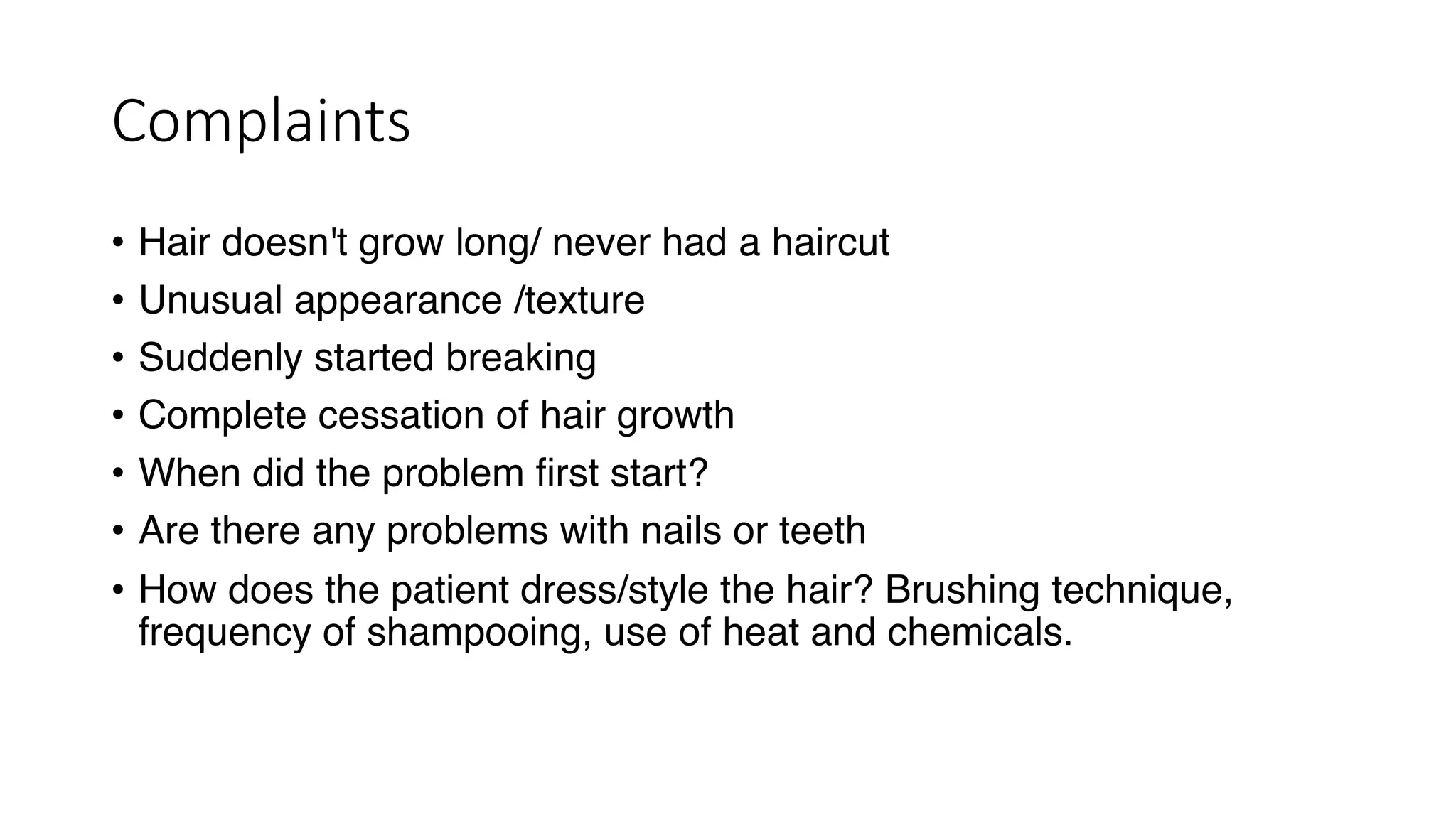 An approach to hair shaft disorders in Dermatology | PDF