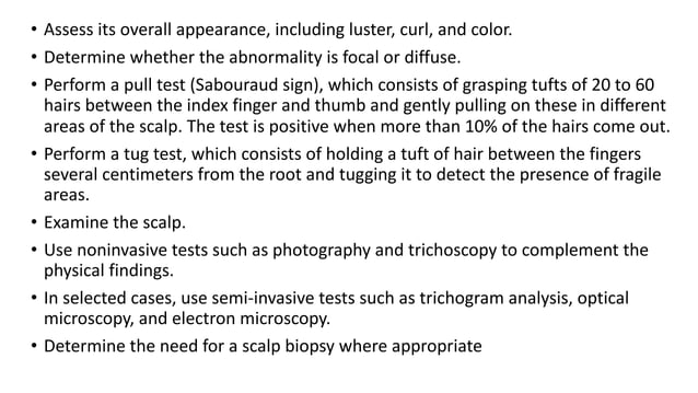 An approach to hair shaft disorders in Dermatology | PDF