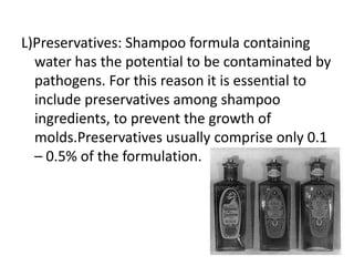 Hair shampoos | PPTX