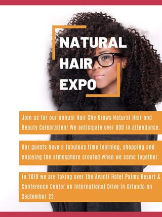 Hair She Grows Natural Hair and Beauty Expo 2019 Sponsorship ...